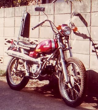 1969 Honda SL90: Modified Honda SL90's