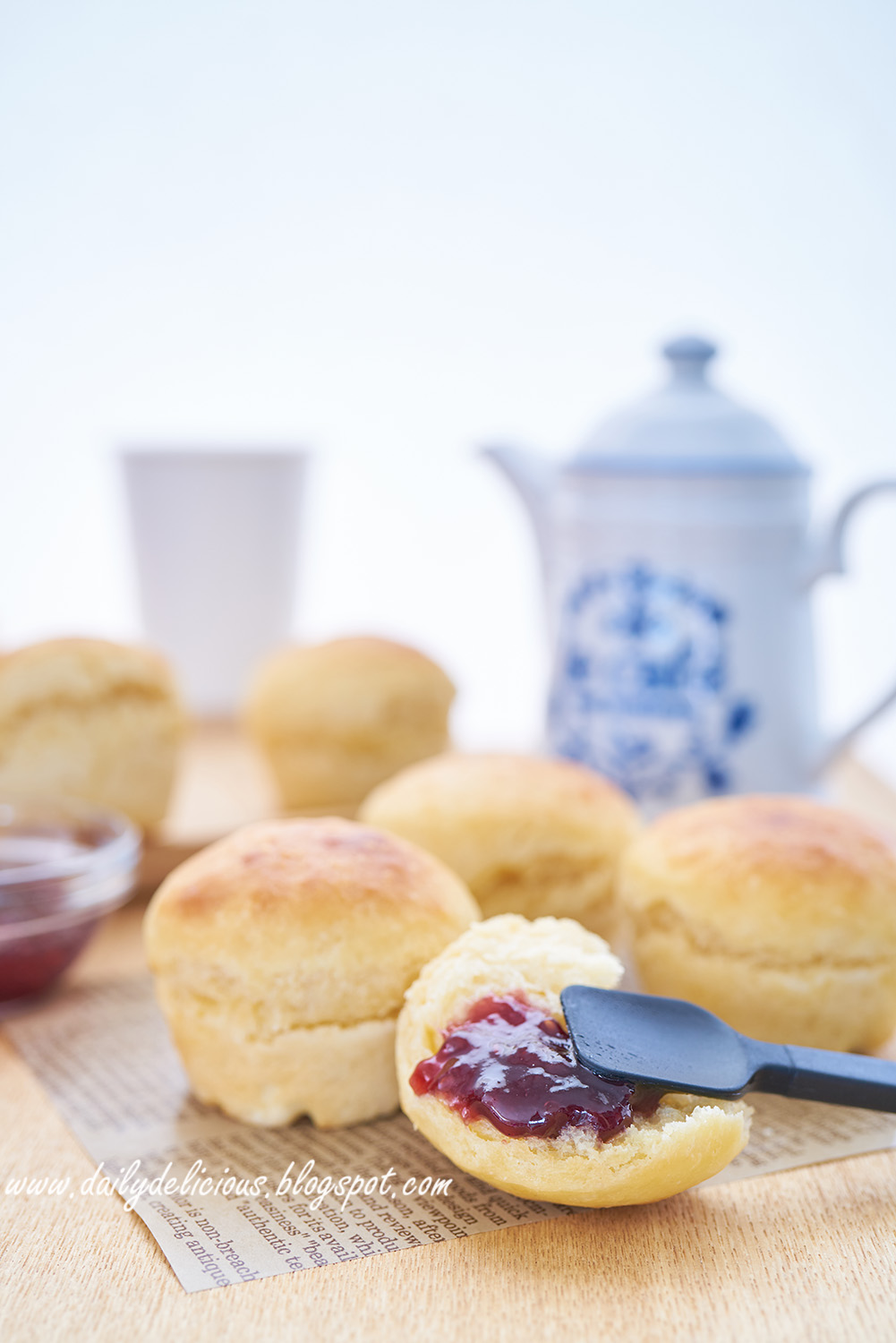 dailydelicious: No Knead Batter Buns