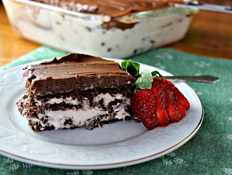 Chocolate-Strawberry Eclair Cake | Renee's Kitchen Adventures