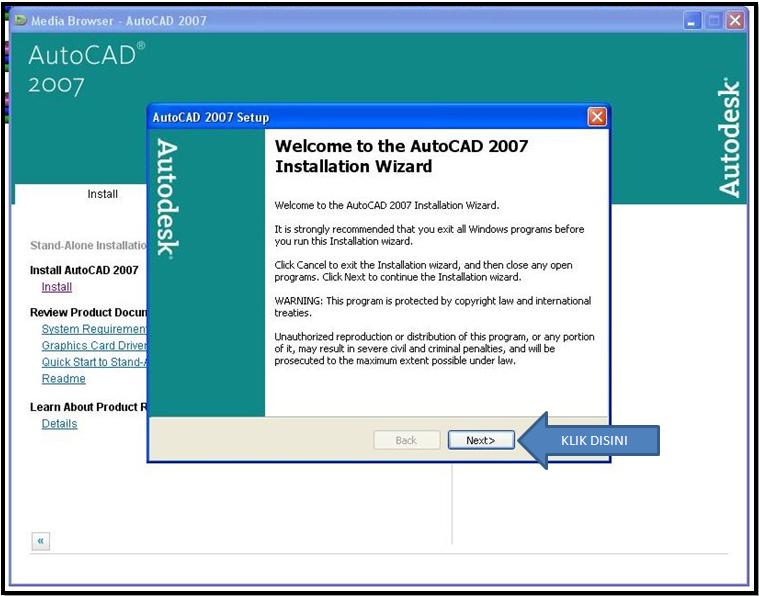 FANATIC: Tutorial Cara-Cara Install Autocad 2007