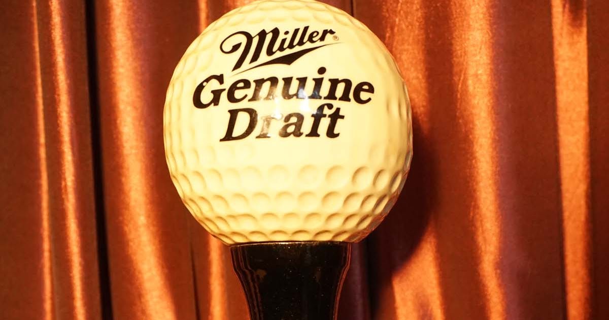 Tap Handle #654: Miller - MGD Golf Ball and Tee