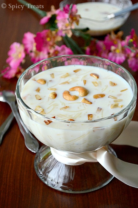 Spicy Treats: Vermicelli Paal Payasam Recipe/ Semiya Paal Payasam ...