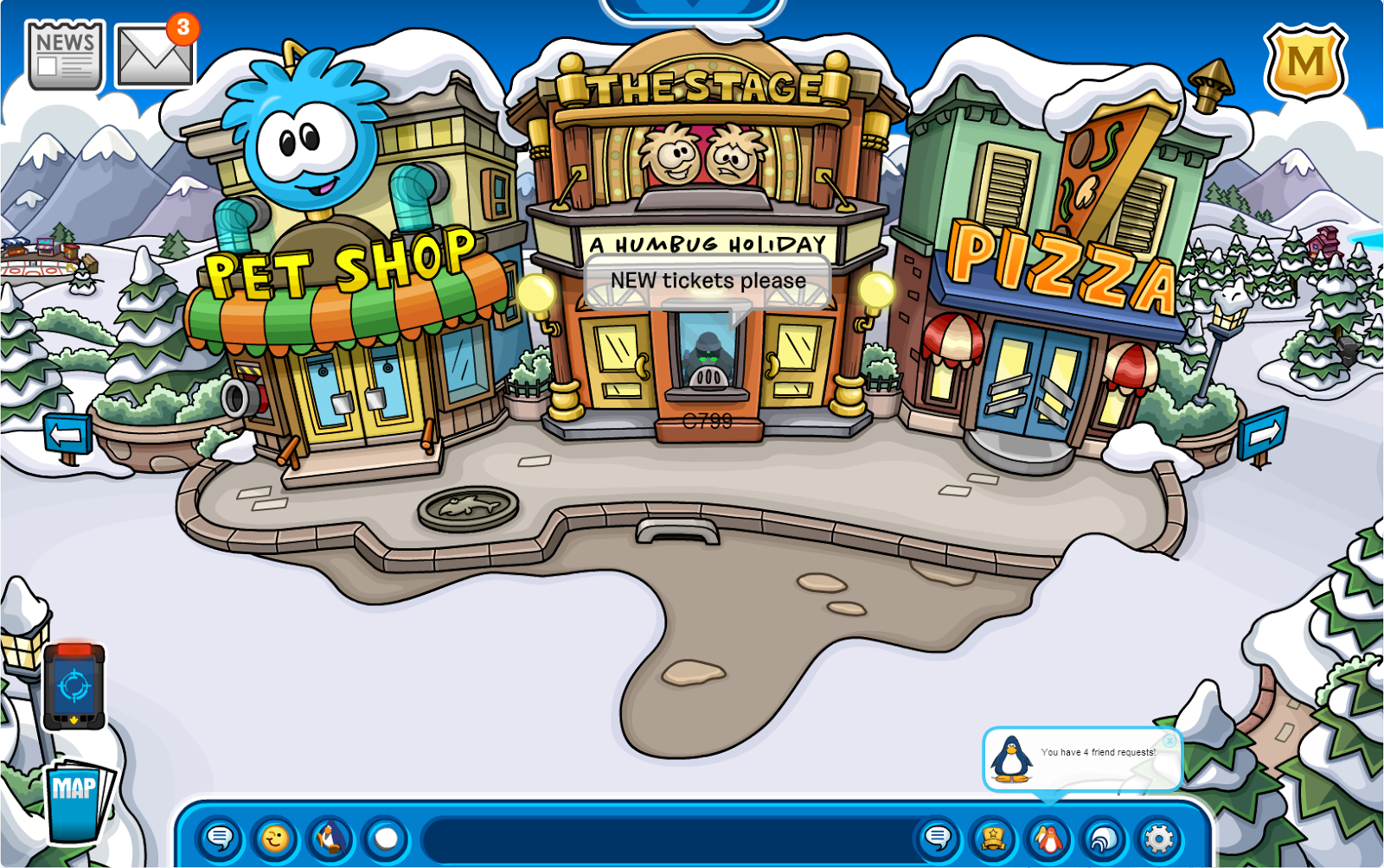 The Club Penguin Hint