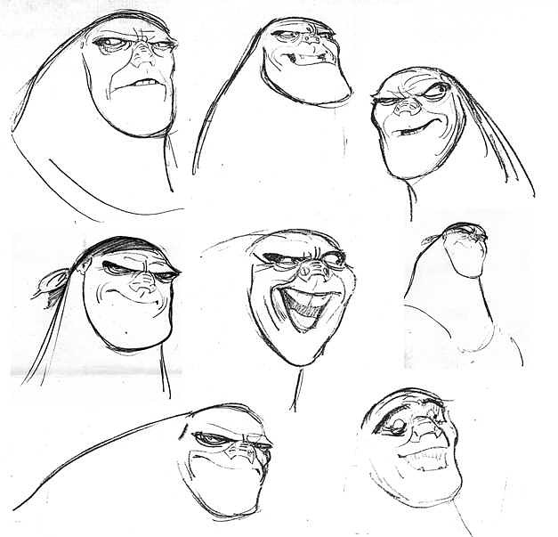 Living Lines Library: Treasure Planet (2002) - Character Design