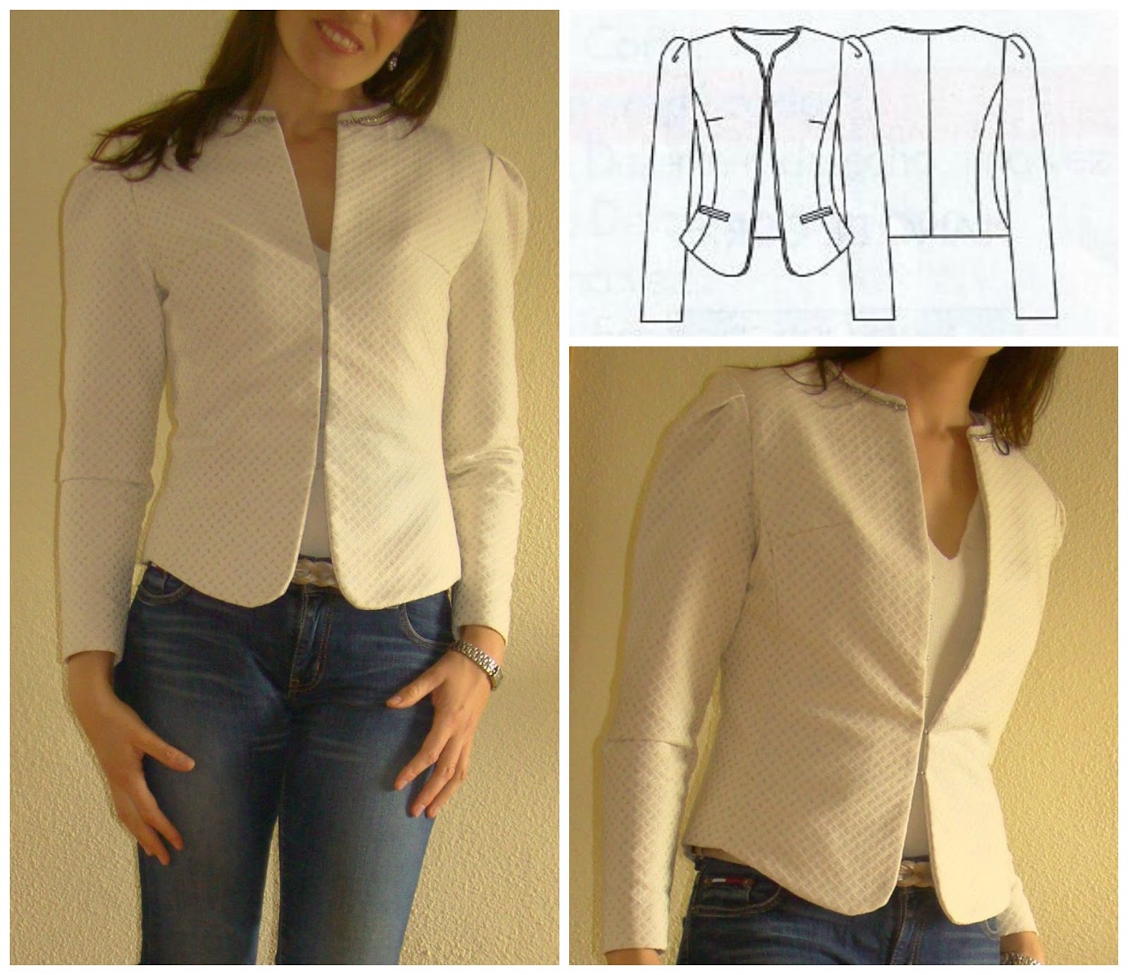 La chaqueta de Patrones ~ Moda en la Costura