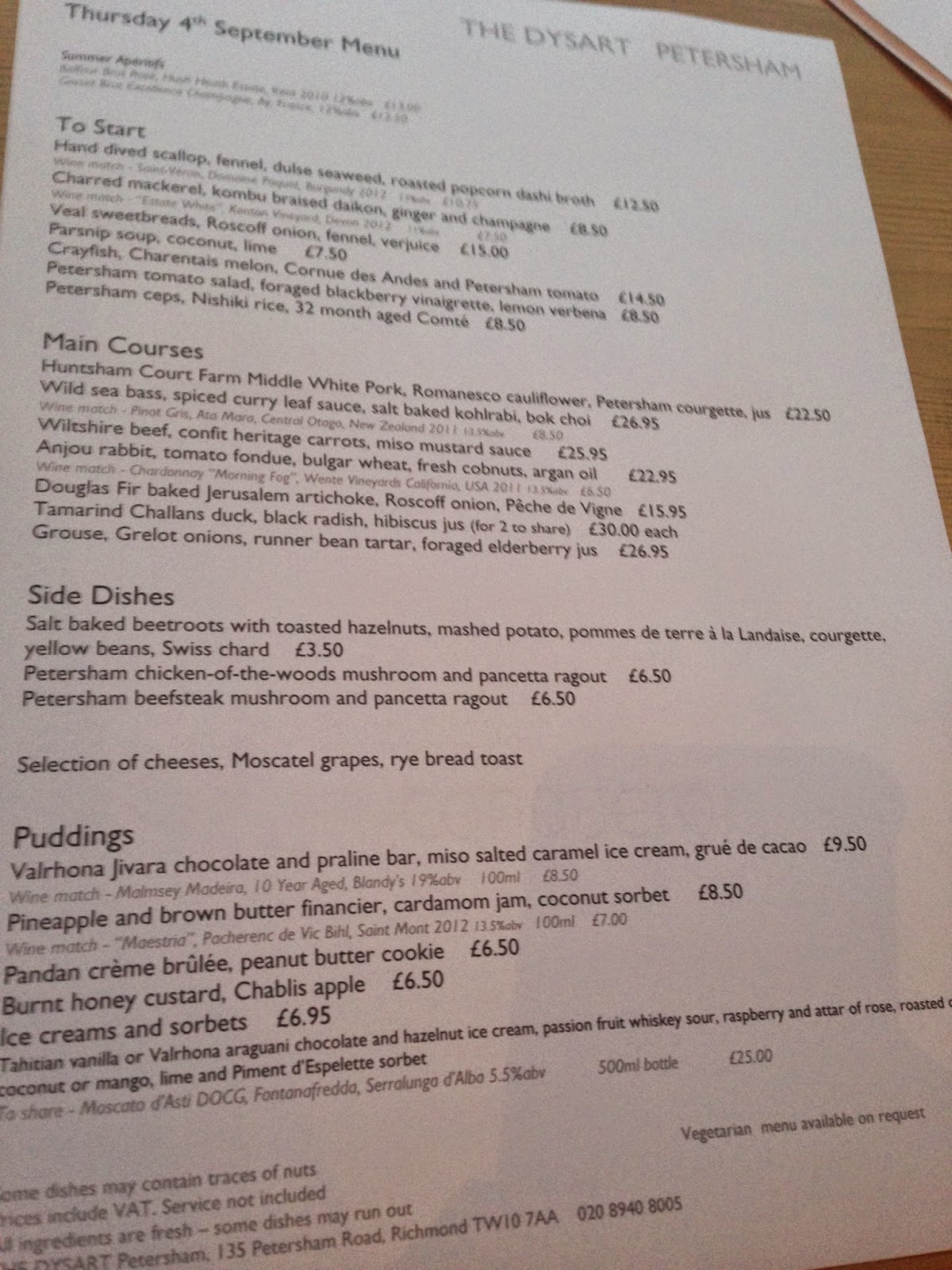 Cheese and Biscuits: The Dysart, Petersham