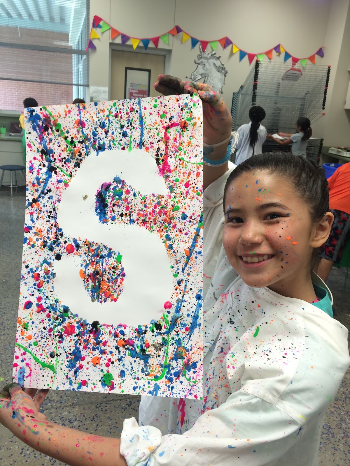 smART Class: Splatter Paint Innitials