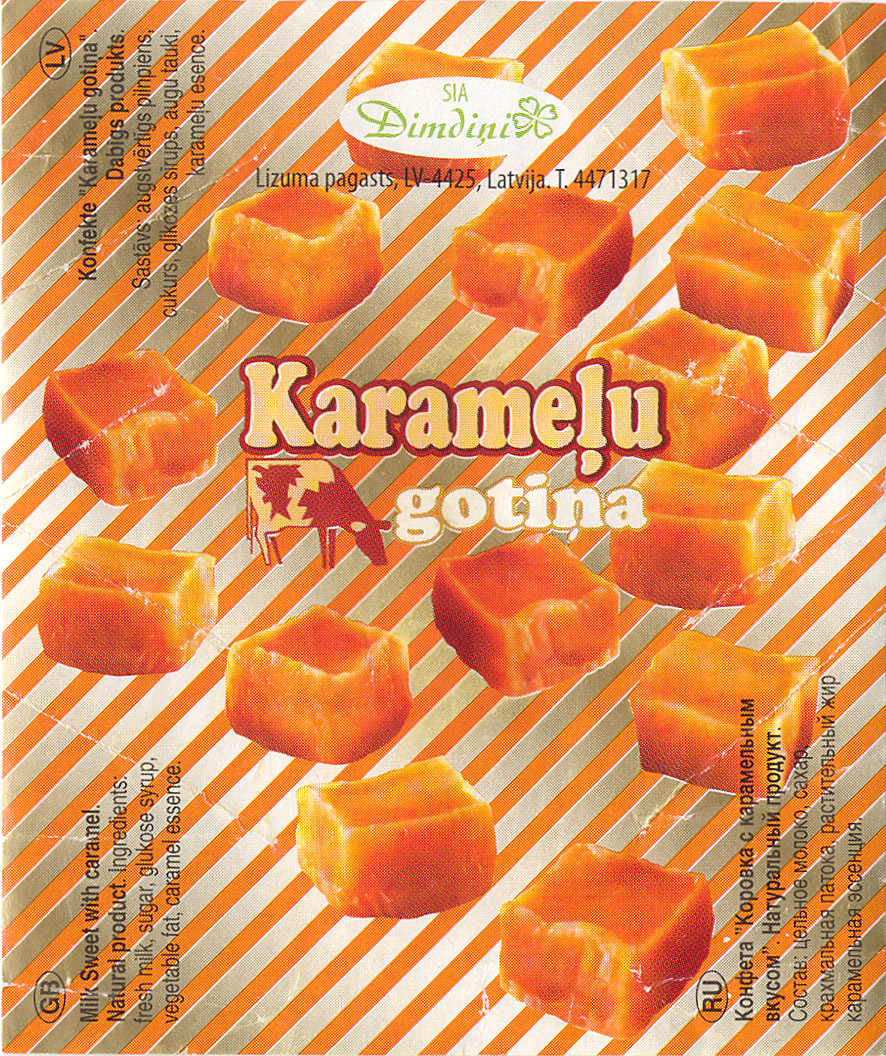 Latvijas Gotiņas etiķešu kolekcija: 1750 eksemplāri