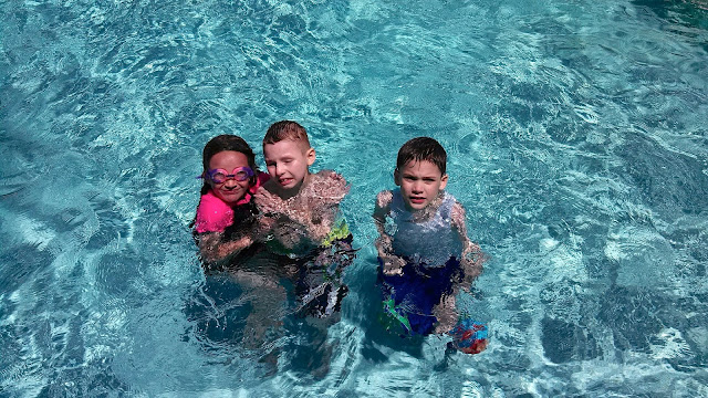 Mrs. Simon's 2nd Grade Class: All School Swimming Field Trip