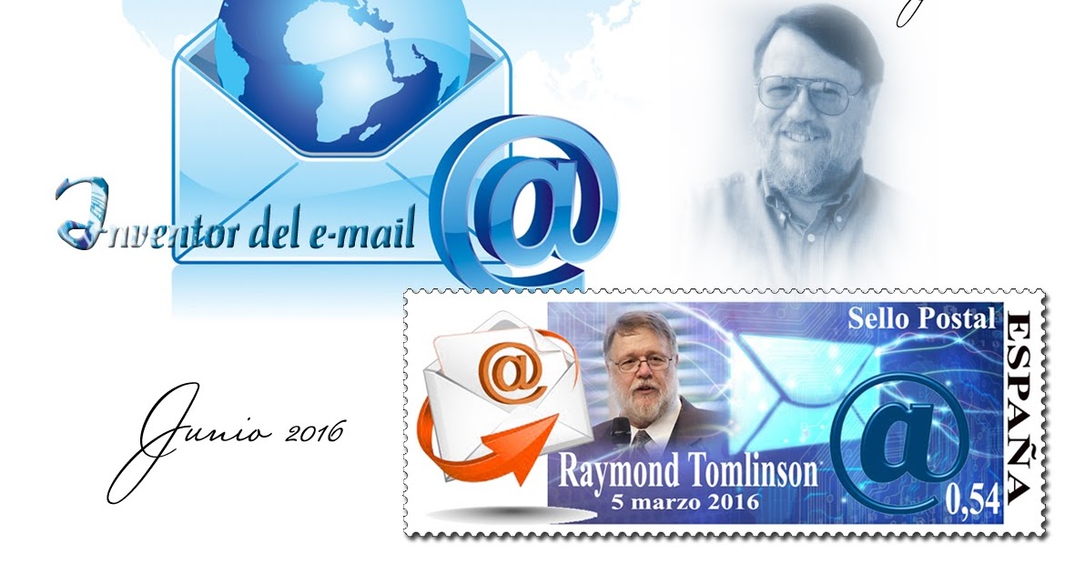 SELLOS FICCIÓN: Raymond Tomlinson, inventor del correo electrónico.