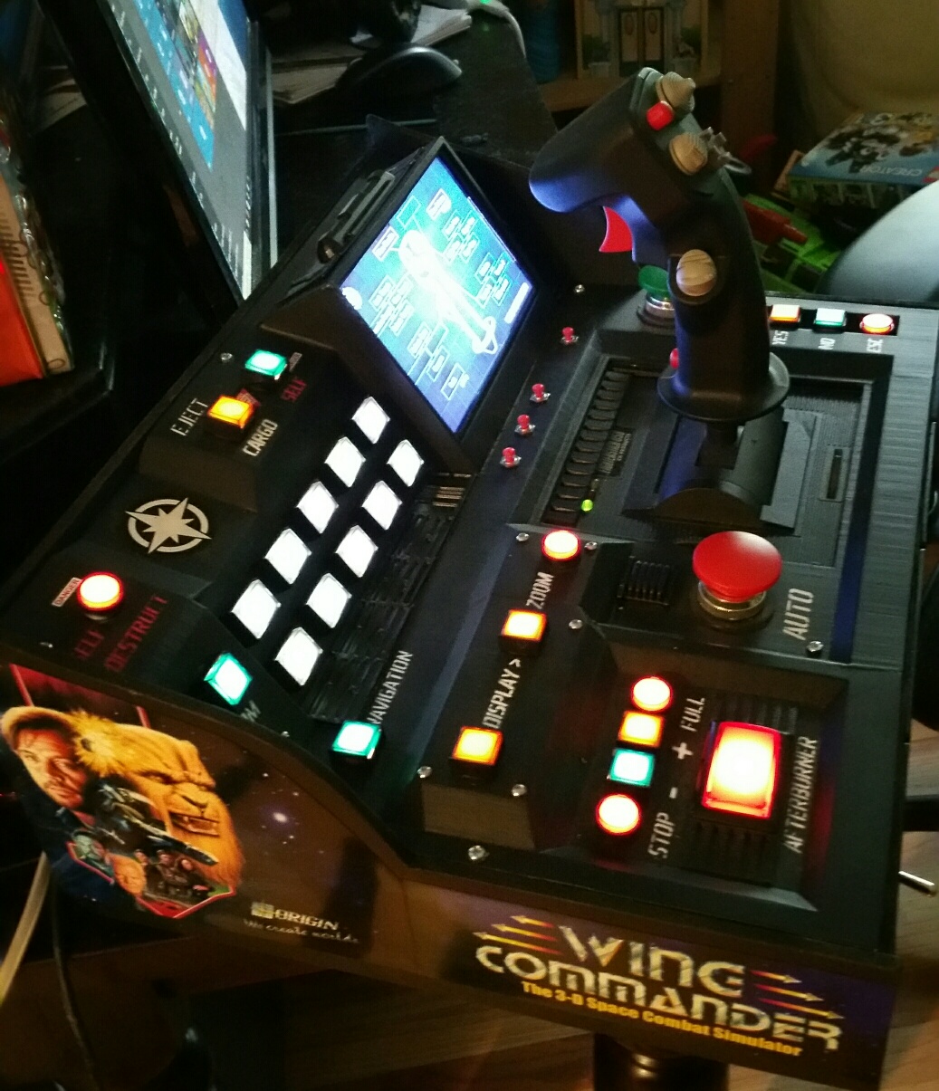 Custom Wing Commander Arcade Controller | Wing Commander CIC