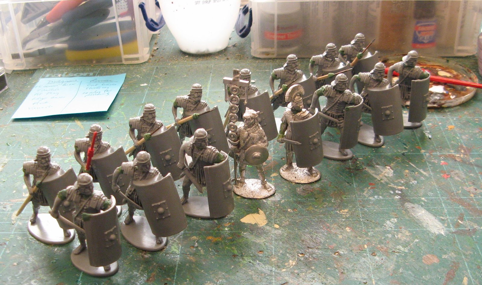 By Toutatis !: Roman Legionaries - first cohort ready for paint