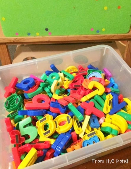 Magnetic Letters in the Classroom | From the Pond