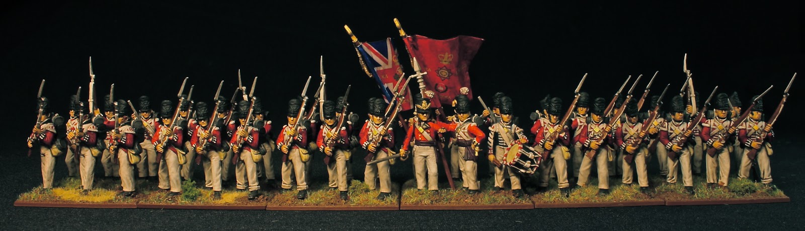 Ben's Workbench: 28mm Napoleonic British at Waterloo