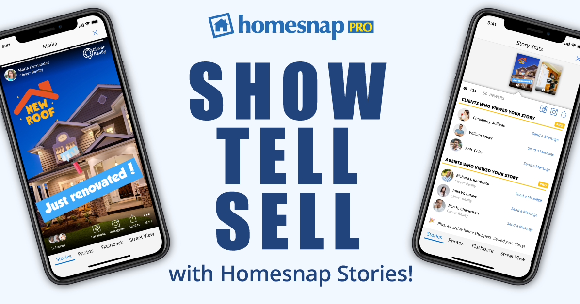 RealtyWEB.Net: Show, Tell and Sell with Homesnap Stories