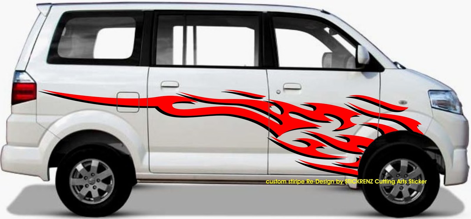 STICKRENZ: Suzuki APV - Custom Stripe Sticker Concept