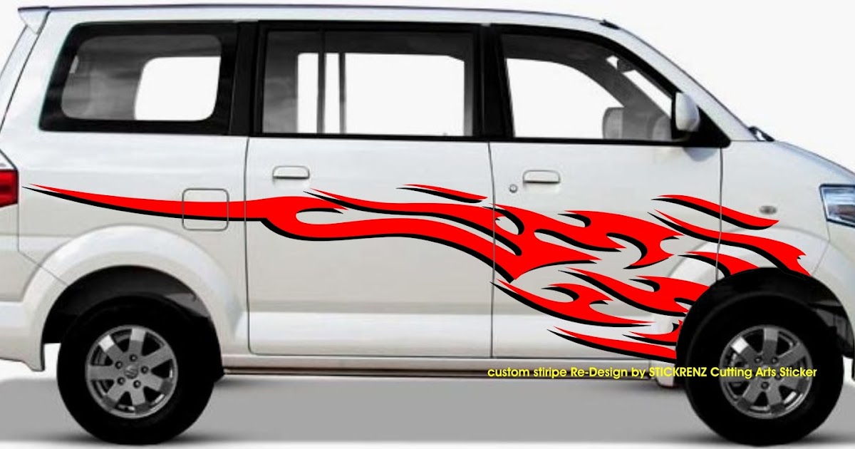 STICKRENZ: Suzuki APV - Custom Stripe Sticker Concept