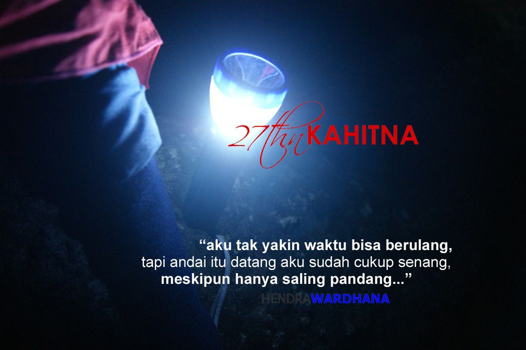 27 TAHUN KAHITNA bagian empat: Tentang Diriku