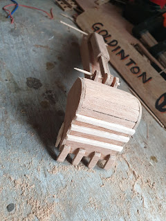 CNC designs: Excavator bucket cnc cut and made