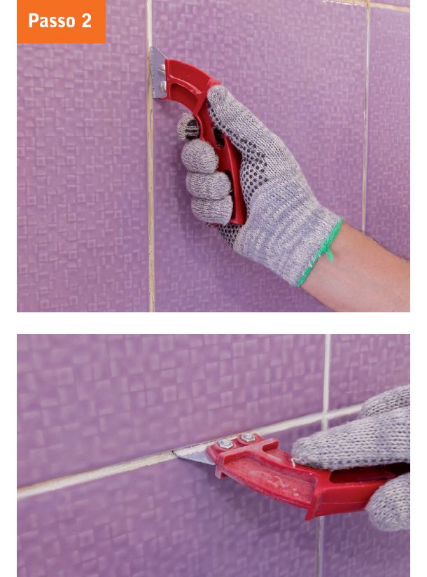 O Azulejista: Como remover rejunte.
