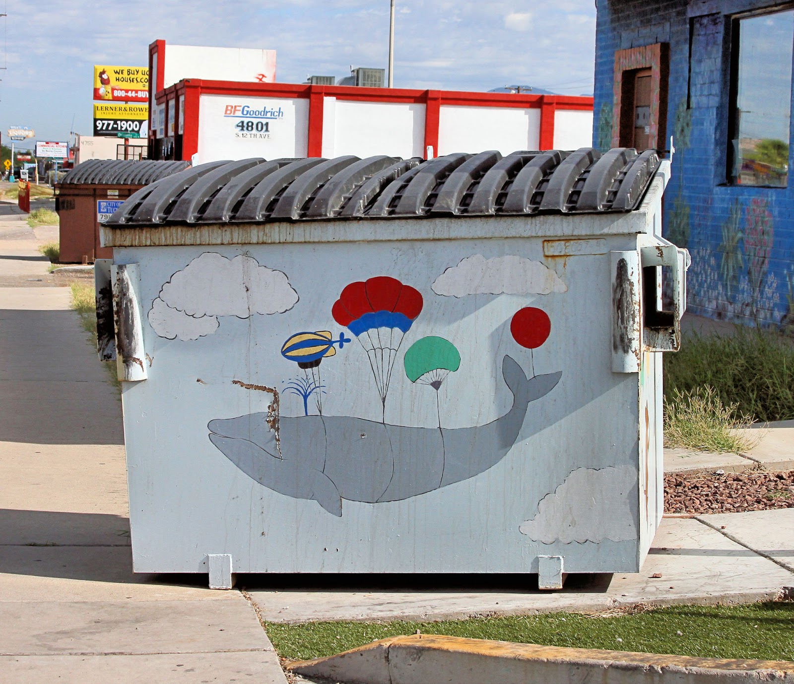 The Tucson Murals Project: Beautiful trash containers III