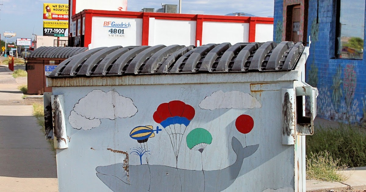 The Tucson Murals Project: Beautiful trash containers III