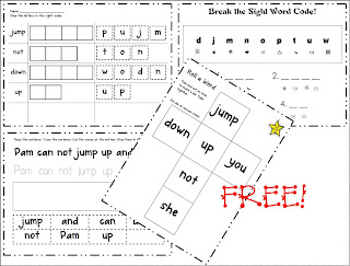 Teaching is My Game: Treasures 1st Grade Sight Words