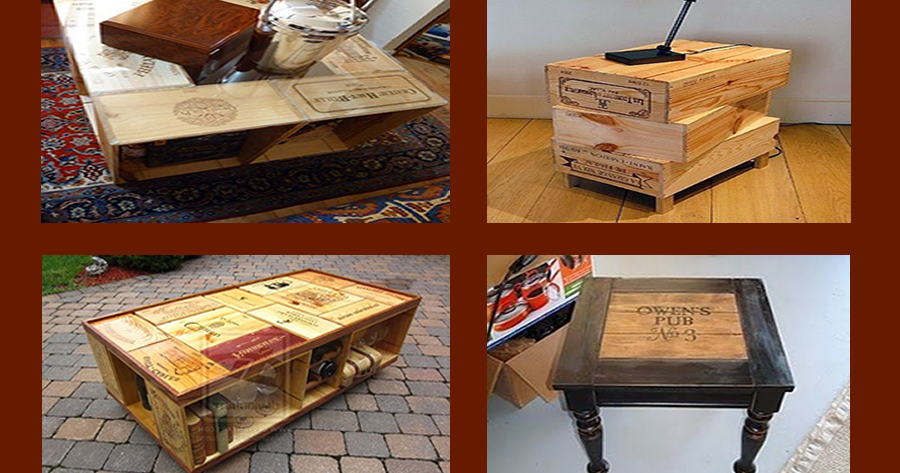 Wine Crates and Boxes: 8 Gorgeous Wine Crate Tables