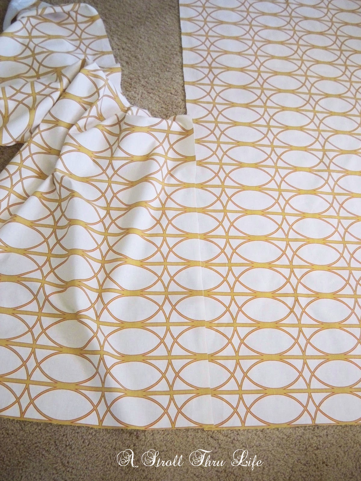 How To Make & Decorate With A Round Skirted Table - A Stroll Thru Life