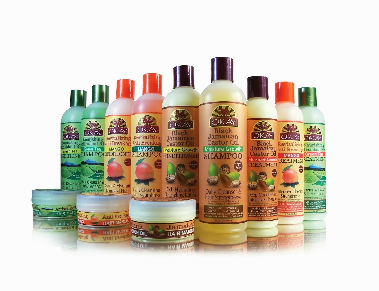 OKAY Natural Ingredient Shampoo Line on Packaging of the World ...