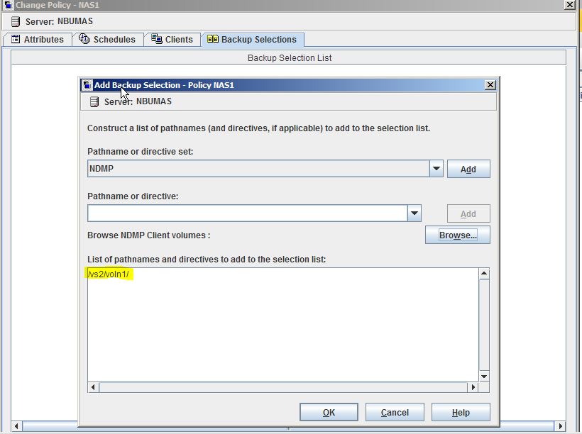 Remote Infrastructure Management: NetBackup NDMP Backup Configuration