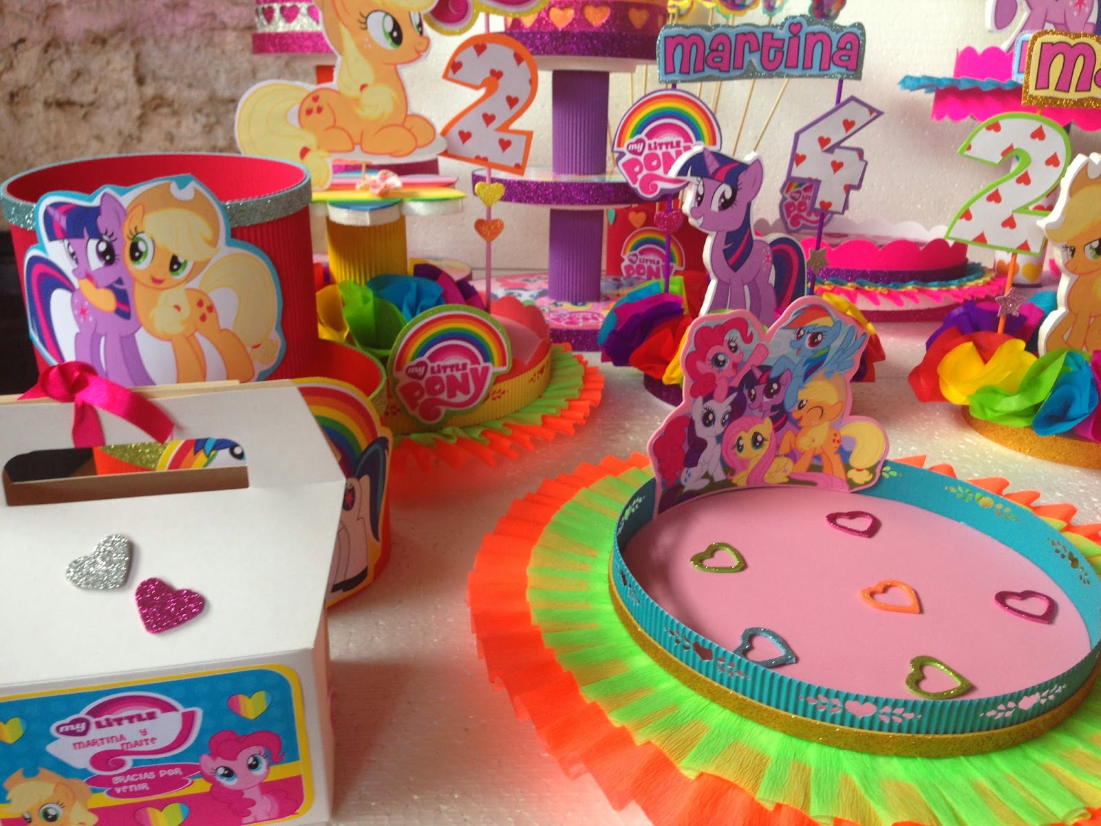DECORACIONES INFANTILES: my little ponys