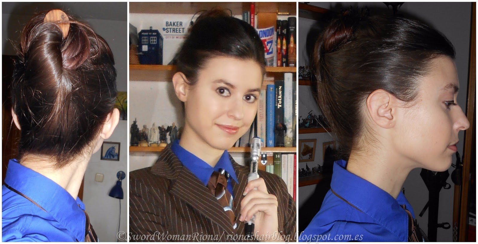 A Sword-woman's Natural Hair blog: The Flipped bun