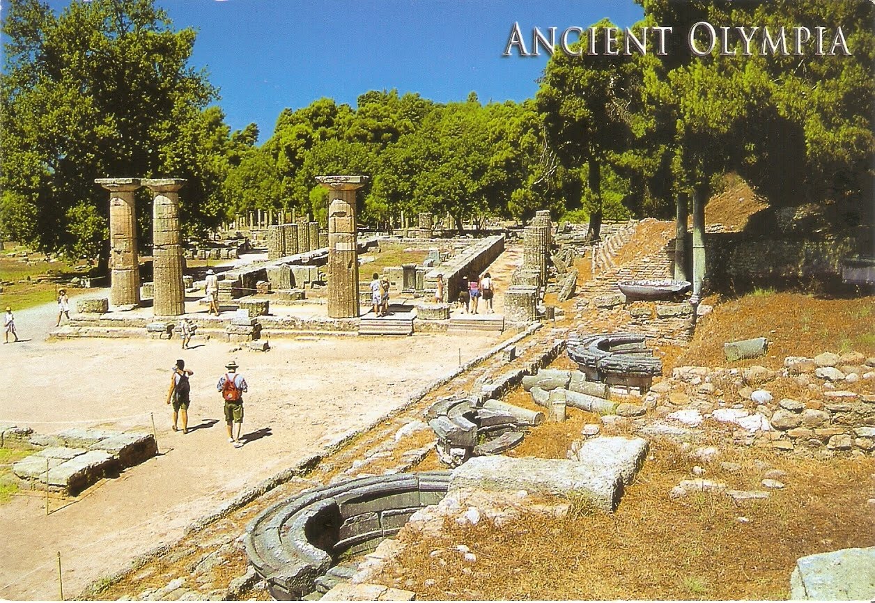 Postcard A La Carte: Ancient Greece - Olympia - Inspiration of Modern ...