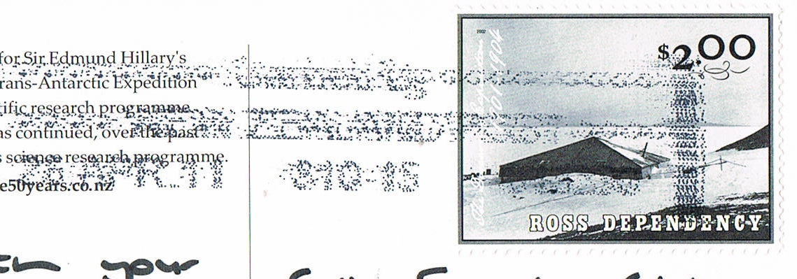 Postcards in my mailbox: Postcard from Ross Dependency