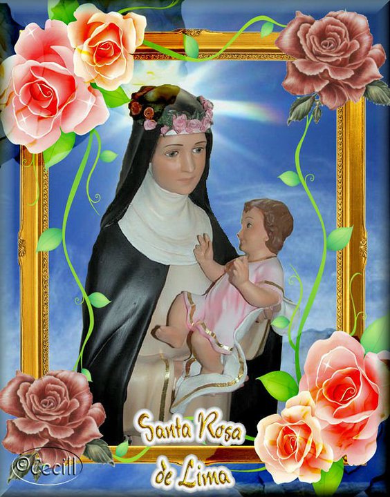 ® Gifs y Fondos Paz enla Tormenta ®: IMAGENES DE SANTA ROSA DE LIMA