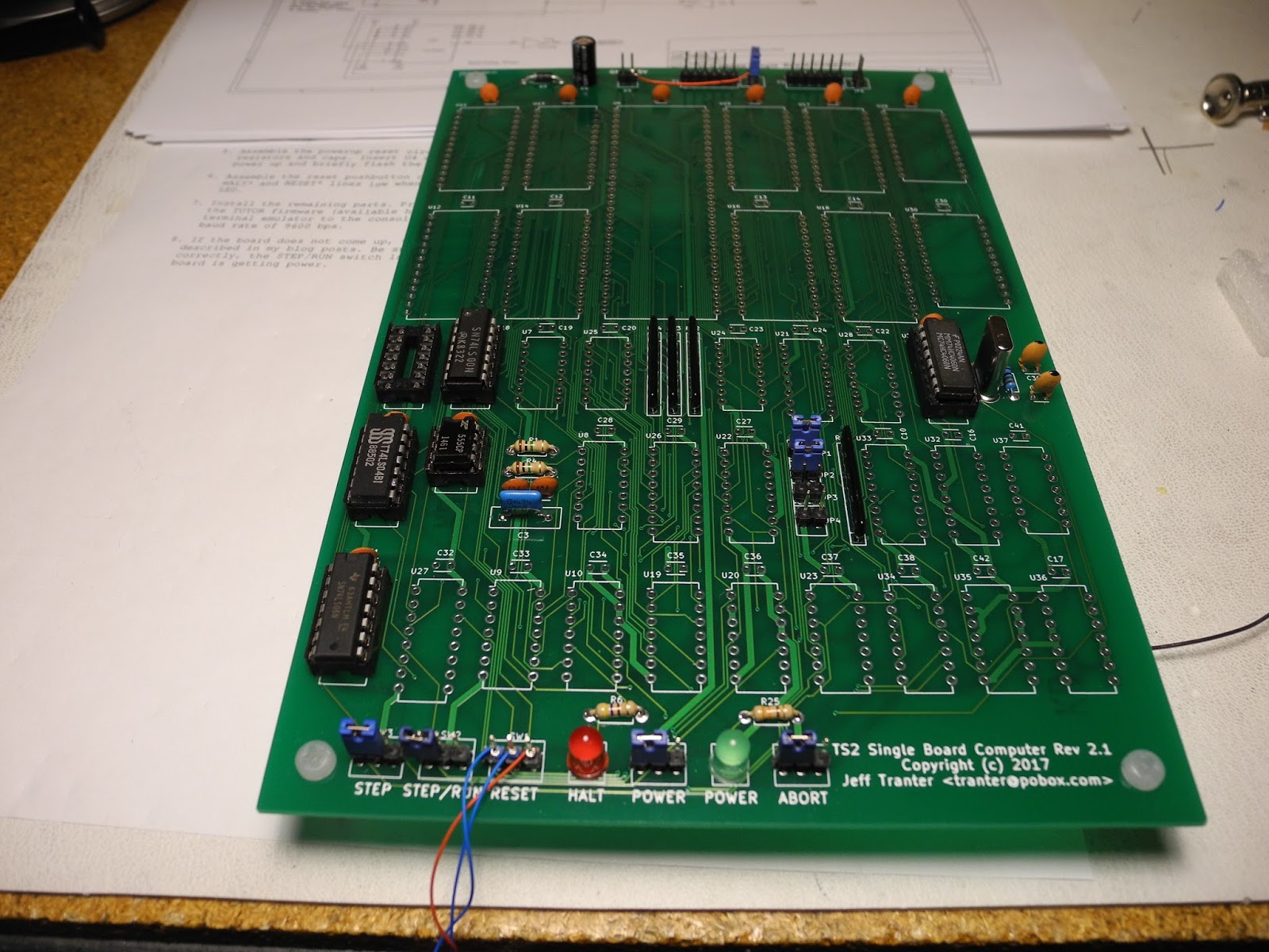 Jeff Tranter's Blog: Building a 68000 Single Board Computer - PCBs Arrived!