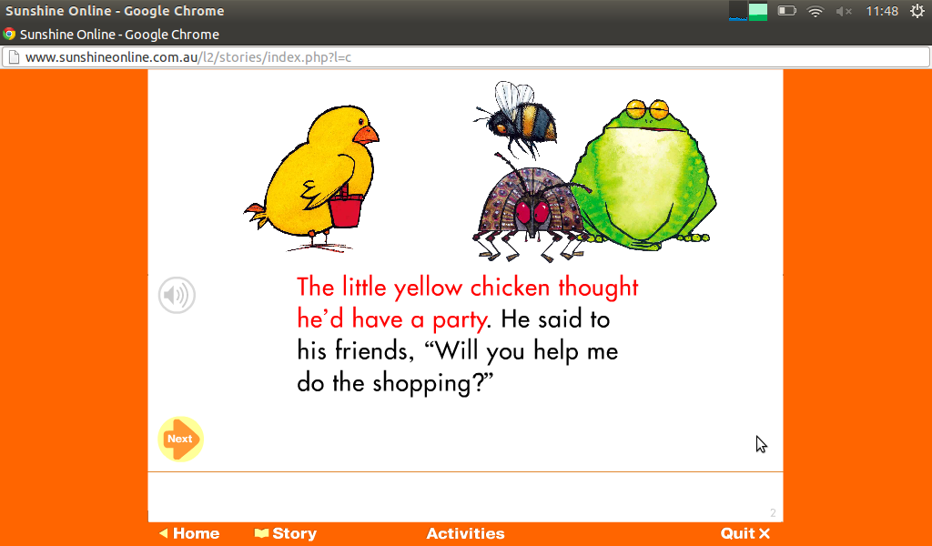 Chanel @ Glenbrae School: The Little Yellow Chicken