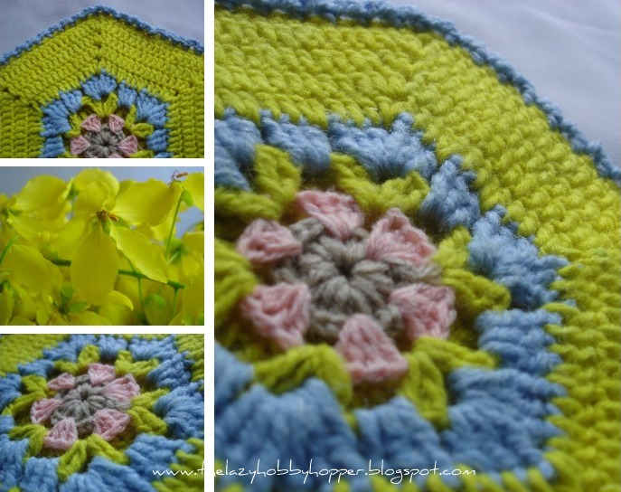 The Lazy Hobbyhopper: Hexagon potholder