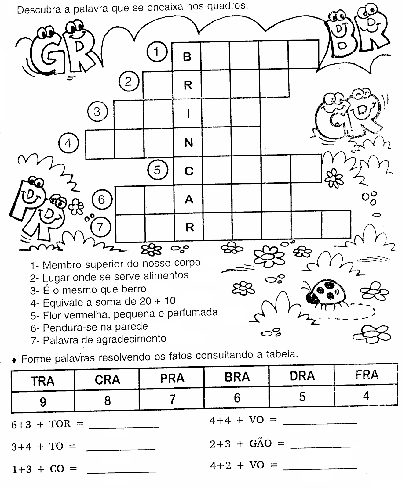 Rosearts- Atividades para imprimir: 45 Cruzadinhas diversas