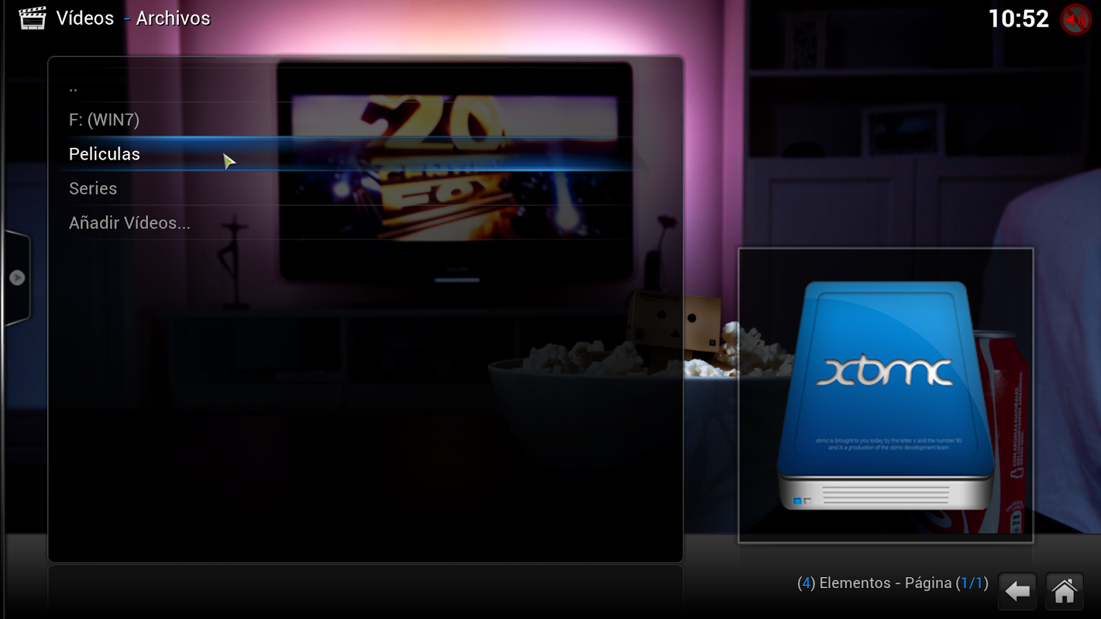 TecnoloBil: PC - CONFIGURAR XBMC 12.2 - PARTE 2