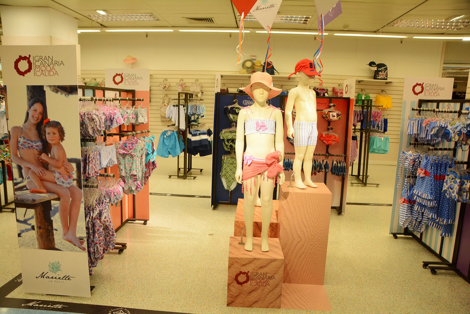 Moda Infantil de Gran Canaria Moda Cálida en el Corte Inglés.