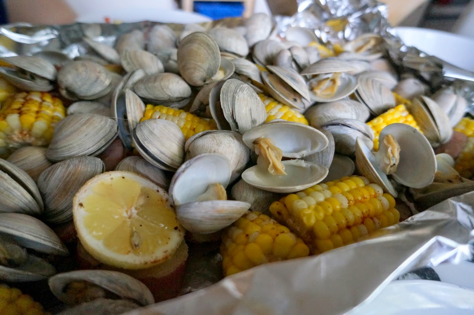 What I Ate: Grilled Clam Bake