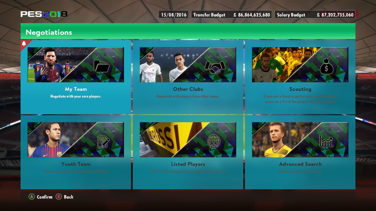 PES 2017 Graphic Menu PES 2018 by Syamil (New Font + Intro) - Syamil ...