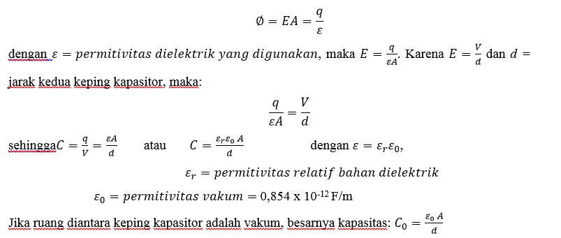 KAPASITAS KAPASITOR - FISIKA MENYENANGKAN