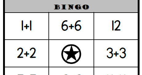 Doubles Addition Bingo! | TJ Homeschooling