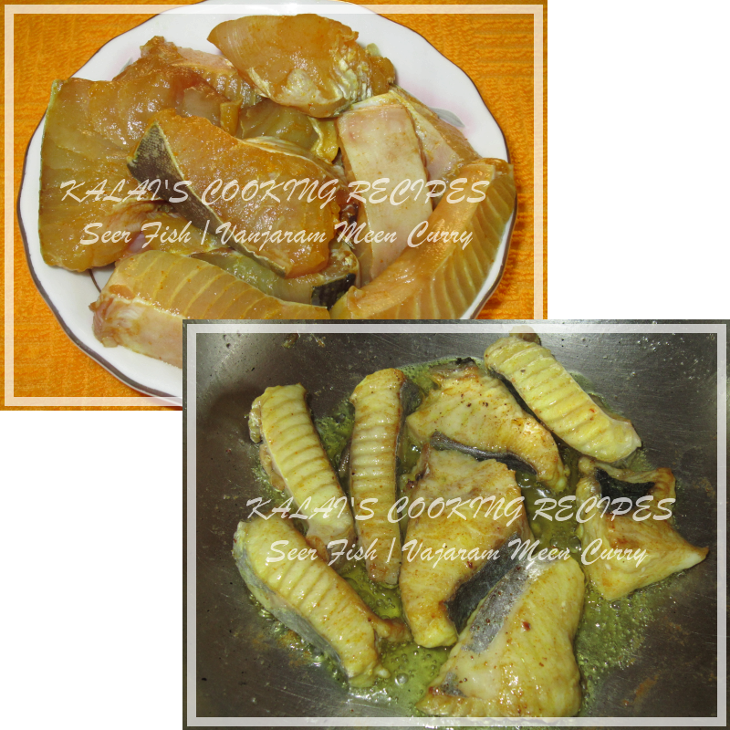 Onion Seer Fish Curry / Vanjaram Meen Kuzhambu