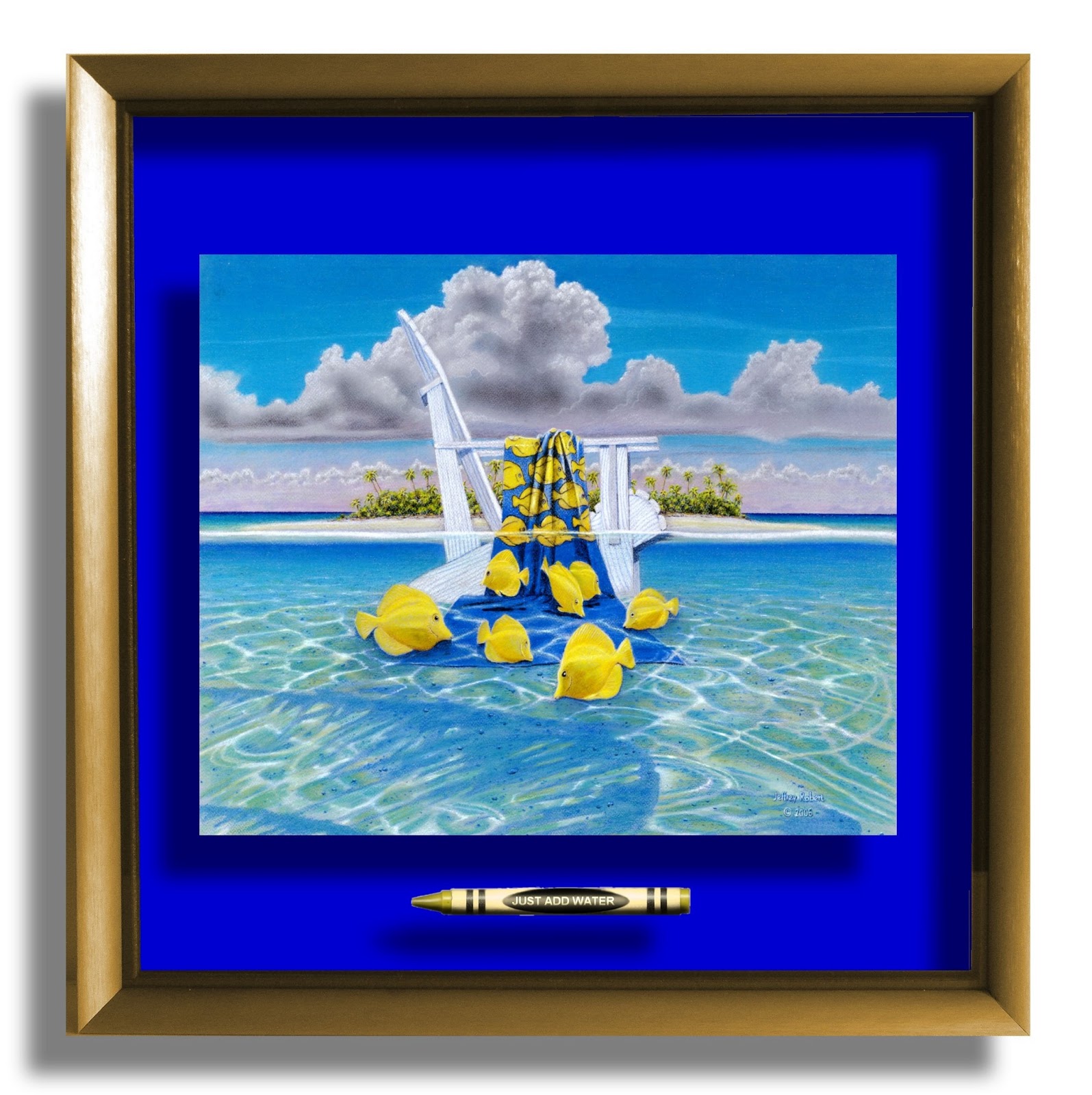 Jeffrey Robert The Crayon Artist®: JUST ADD WATER