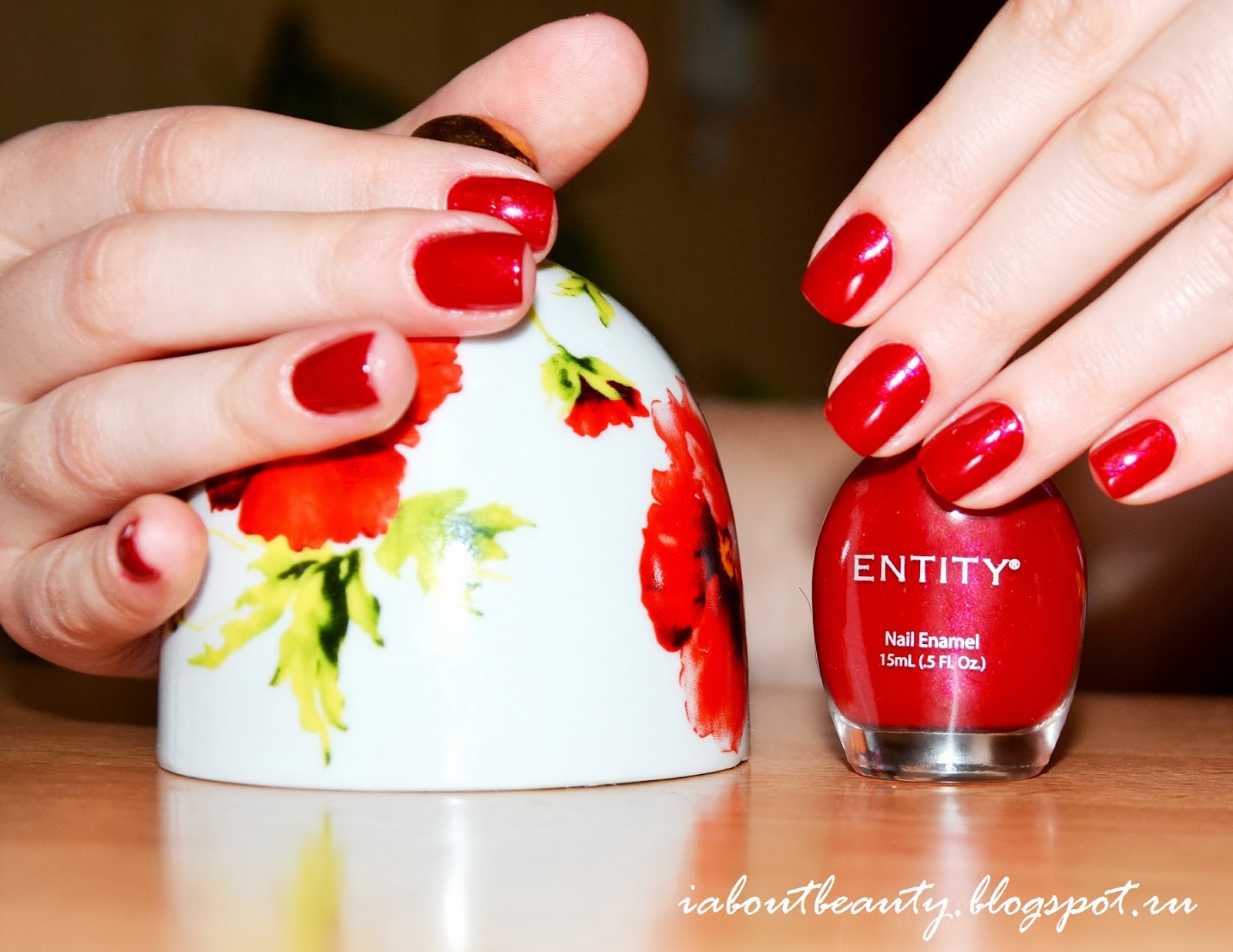 About Beauty by MaRi_Na_I: Entity Nail Enamel Metallic Red