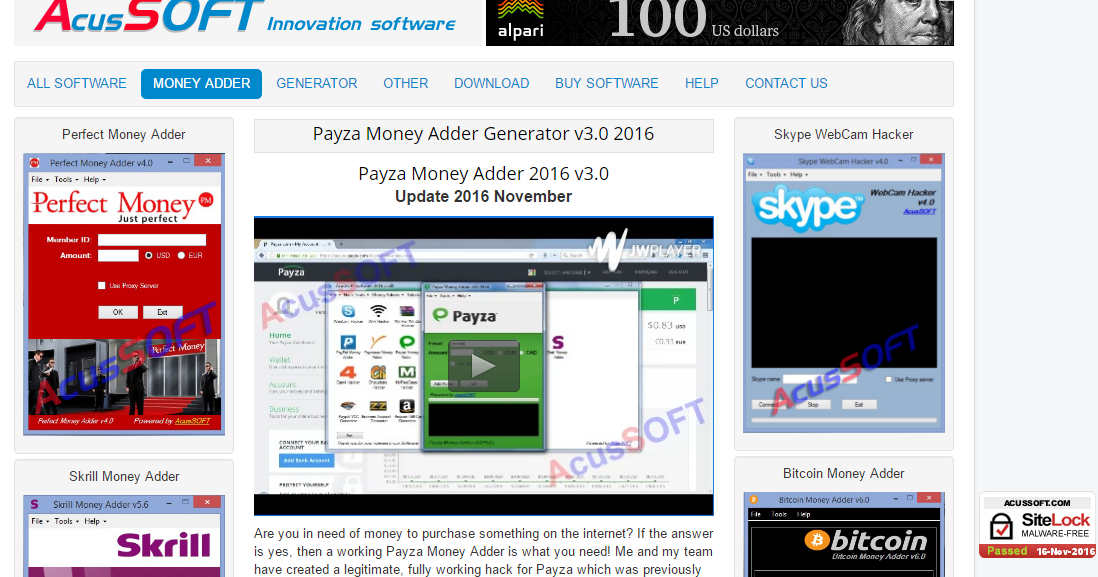 Acussoft - Blogger: Acussoft - scam